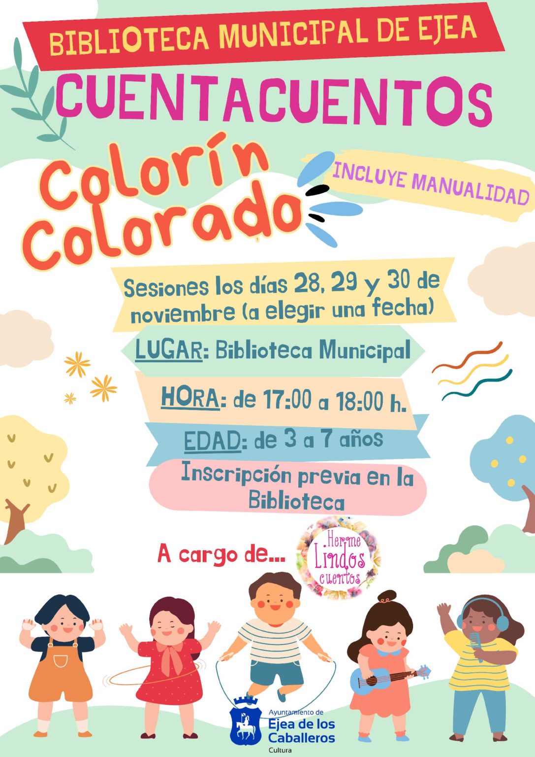 Cuentacuentos "Colorin Colorado" - Ayuntamiento de Ejea de los Caballeros