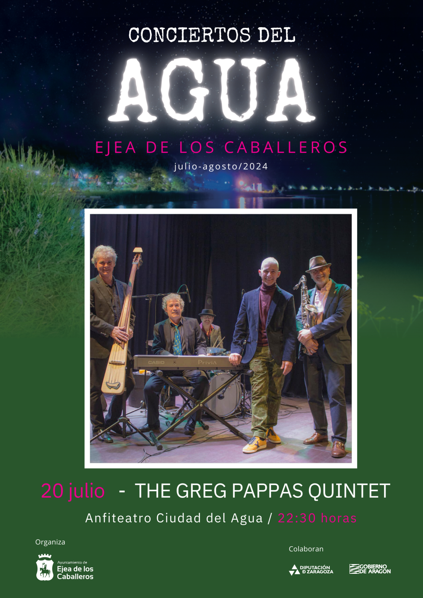 “The Greg Pappas Quintet”: Cita con el jazz en Los Conciertos del Agua ...